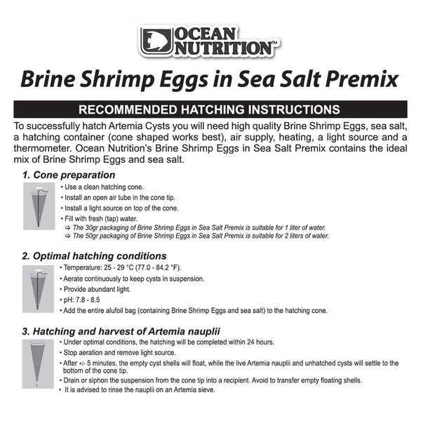 Ocean Nutrition Brine Shrimp Eggs | vet-n-pet DIRECT
