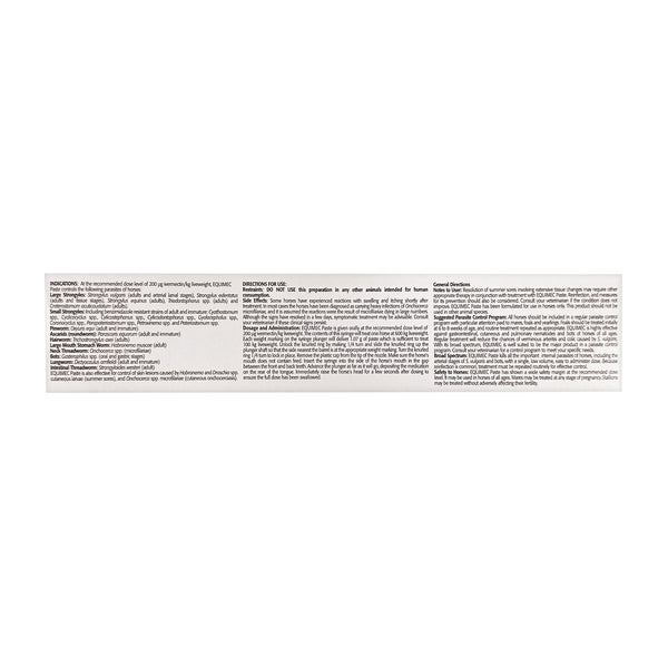 Equimec Broad Spectrum Parasite Control Paste for Horses 6.42g - vet-n ...