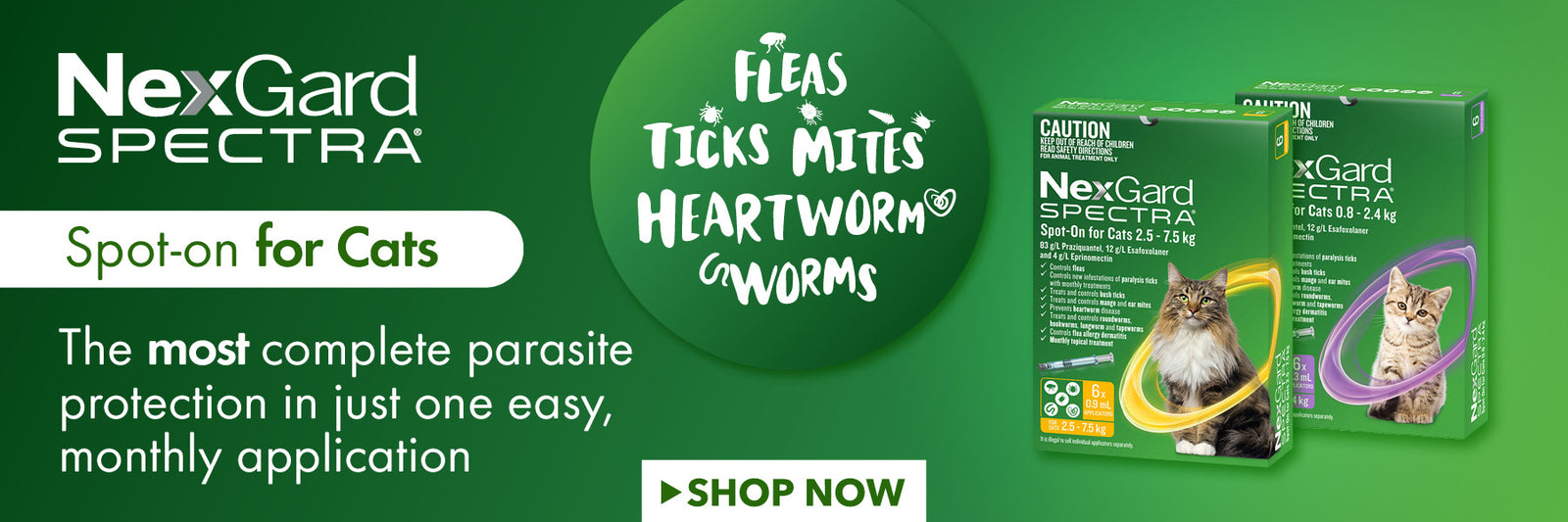 NexGard Spectra Spot-On for Cats - vet-n-pet DIRECT