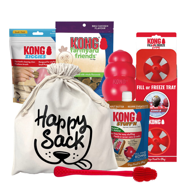 KONG Classic Stuffn Treat Happy Sack | vet-n-pet DIRECT