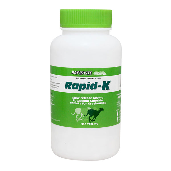 Rapid-K Potassium Chloride Tablets for Greyhounds | vet-n-pet DIRECT