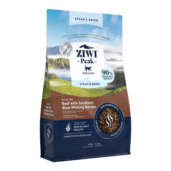 Ziwi Peak Steam & Dried Food Range for Cats - vet-n-pet DIRECT