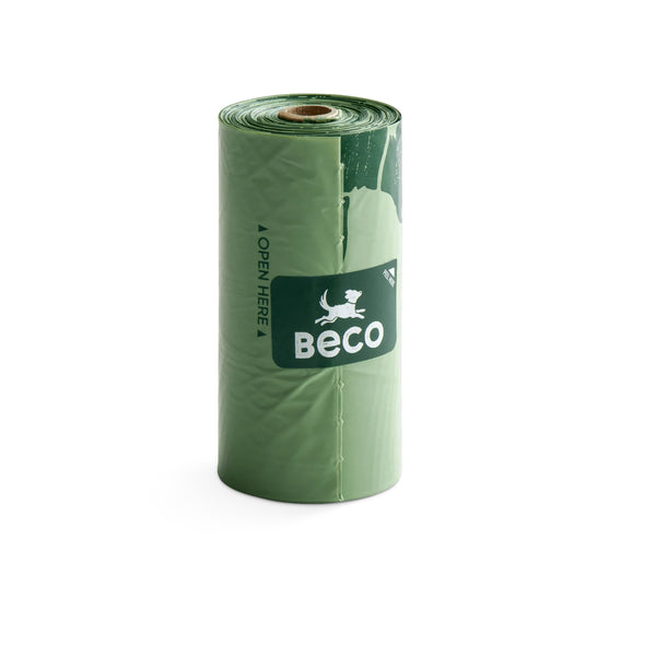 Beco Unscented Poop Bags Single Roll - 15 pack | vet-n-pet DIRECT