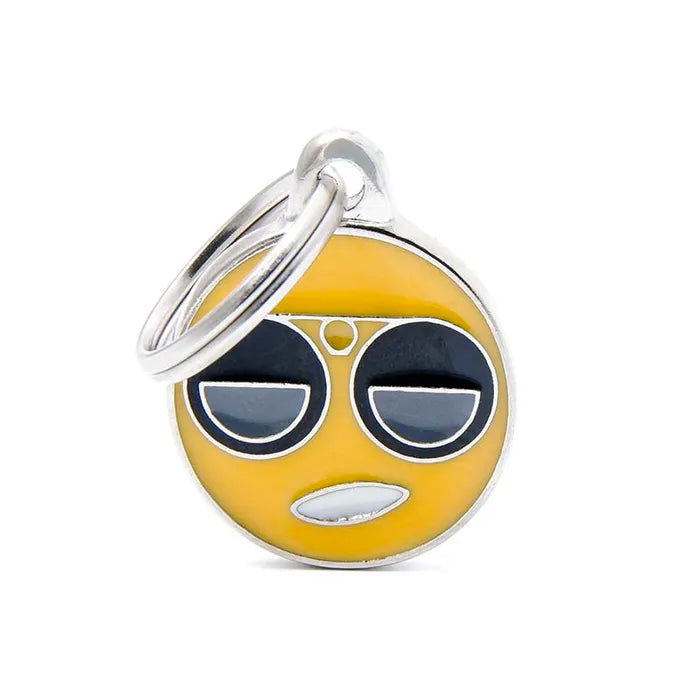My Family Charm Emoticon Cool Pet ID Tag | vet-n-pet DIRECT