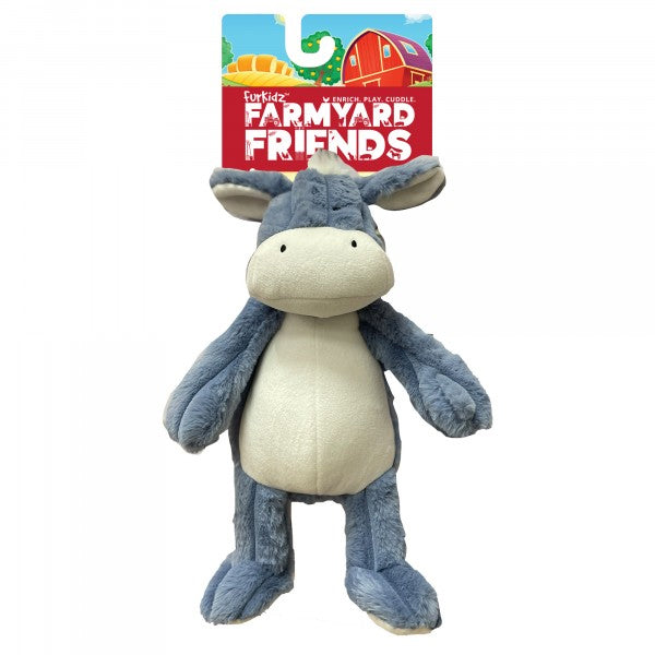 FurKidz Farmyard Friends Donkey Plush Dog Toy | vet-n-pet DIRECT