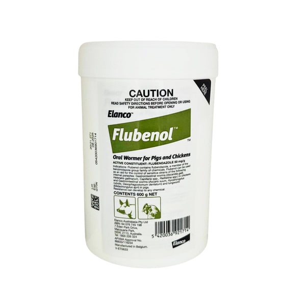 Elanco Flubenol Oral Wormer for Pigs & Chickens 600g | vet-n-pet DIRECT