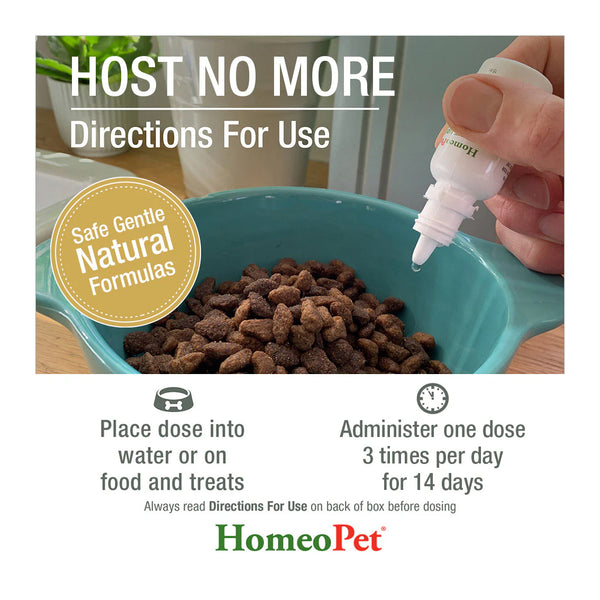 HomeoPet Host No More 15mL | vet-n-pet DIRECT