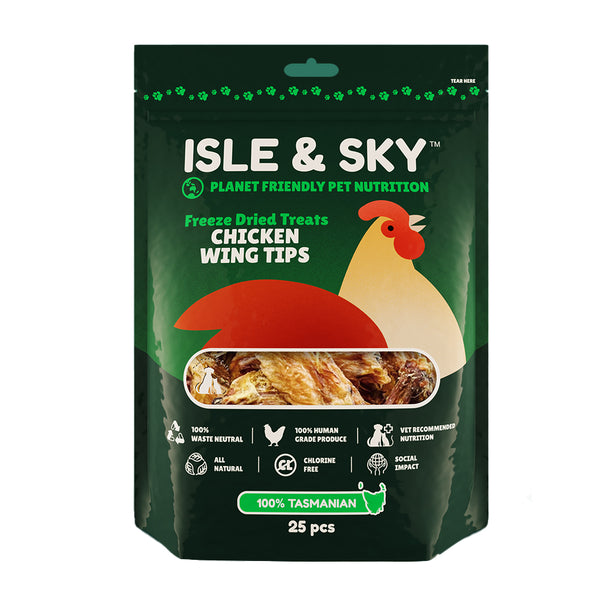 Isle & Skye Chicken Wing Tips Freeze Dried Treats | vet-n-pet DIRECT