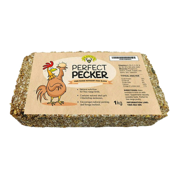 Olsson's Perfect Pecker Block for Free Range Poultry 1kg | vet-n-pet DIRECT