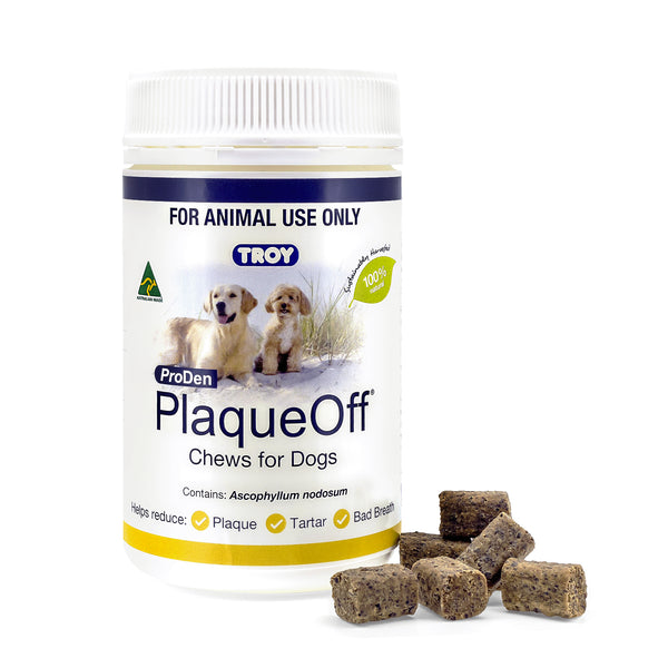 Troy PlaqueOff Chews for Dogs - 100 chews | vet-n-pet DIRECT