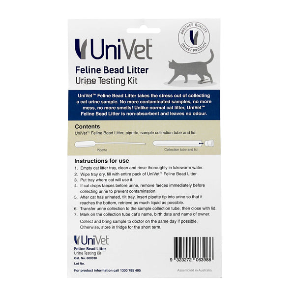 Univet Bead Litter Urine Sample Kit for Cats 200g - vet-n-pet DIRECT