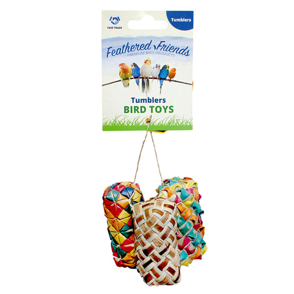 Tumblers Cylinder All Natural Bird Toy - vet-n-pet DIRECT