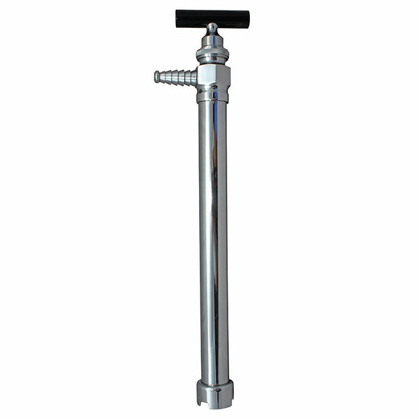 Drench Pump Chrome Brass - vet-n-pet DIRECT