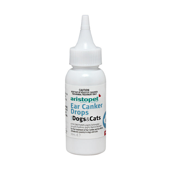 Aristopet Ear Canker Drops 50mL - vet-n-pet DIRECT