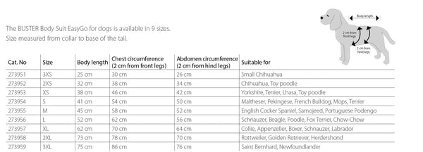 Buster Body Suit for Dogs - vet-n-pet DIRECT