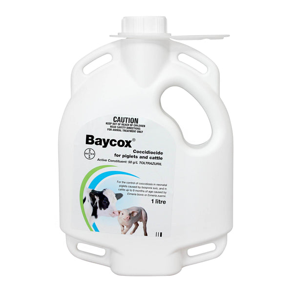 Baycox Piglet & Cattle Coccidiocide 1L - vet-n-pet DIRECT