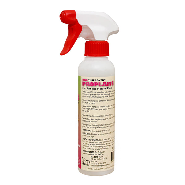 NRG Proplaits Plaiting Spray 250ml - vet-n-pet DIRECT