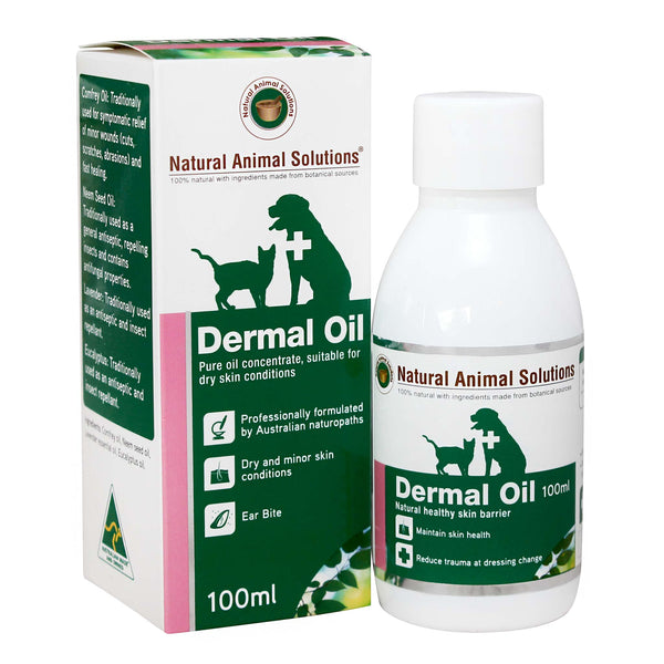 Natural Animal Solutions Dermal Oil Concentrate 100mL | vet-n-pet DIRECT