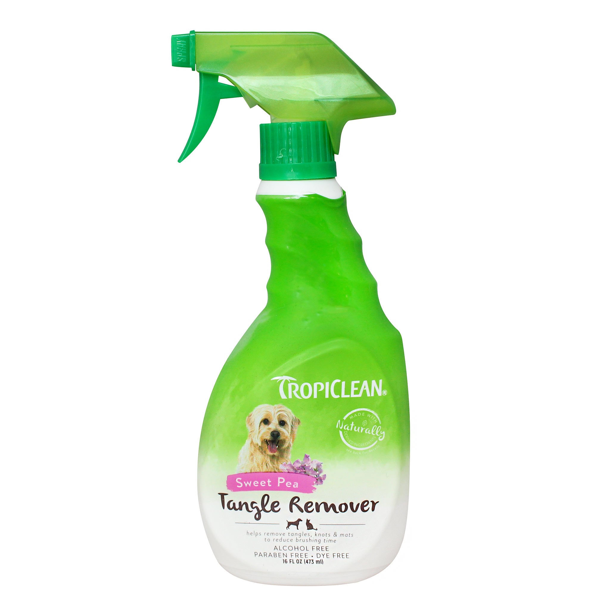 TropiClean Sweet Pea Tangle Remover 473mL - vet-n-pet DIRECT