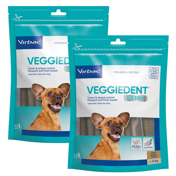 Virbac Veggiedent FR3SH Dental Chews for Dogs - Value Packs | vet-n-pet ...
