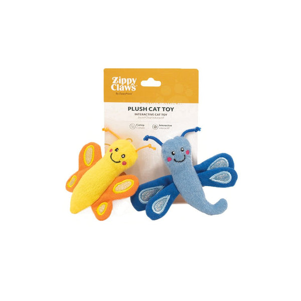 Zippy Claws Butterfly & Dragonfly - 2 Pack | vet-n-pet DIRECT