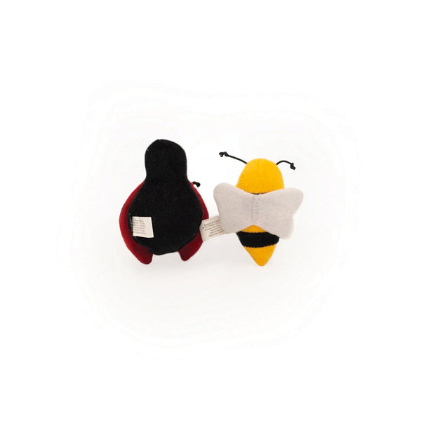 Zippy Claws Ladybug & Bee - 2 Pack | vet-n-pet DIRECT