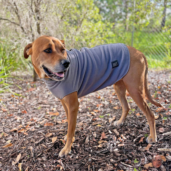 ZeeZ Cozy Fleece Dog Vest - Charcoal Grey | vet-n-pet DIRECT