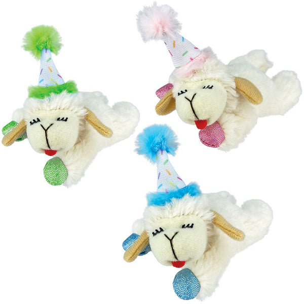 Multipet Birthday Lamb Chop Cat Toy | vet-n-pet DIRECT