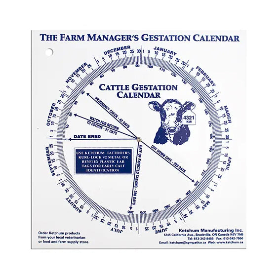 Farm Animal Gestation Calendar | vet-n-pet DIRECT