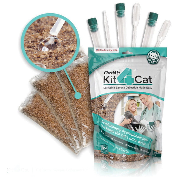 CheckUp Kit4Cat Hydrophobic Litter Kit - 3x300g | vet-n-pet DIRECT