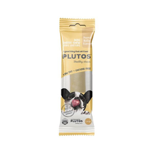 Plutos Dog Cheese Chew - Peanut Butter Flavour | vet-n-pet DIRECT