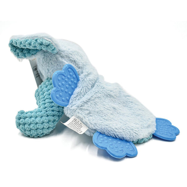 PuppyPlay Crinkle Teether Puppy & Small Dog Toy - Blue Elephant | vet-n ...